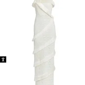 PatBO | Dresses | Patbo Crochet Strapless Fringe Trim Maxi Dress | Poshmark